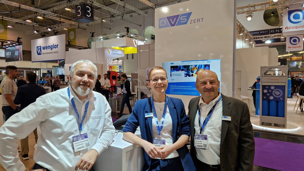 DVS ZERT auf der WELTLEITMESSE SCHWEISSEN & SCHNEIDEN 2025 - DVS ZERT